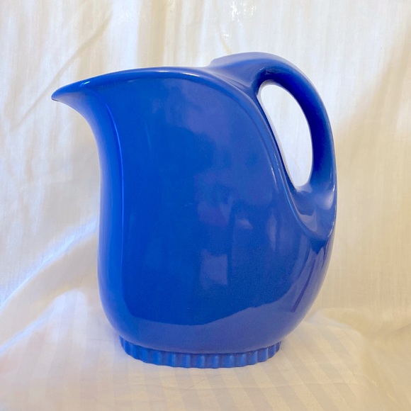 Hall Pottery | Dining | Gorgeous Hall Pottery Blue Water Pitcher | Poshmark